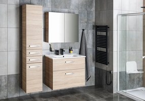 Aqualine, VEGA Skříňka vysoká 40x150x31cm, levá/pravá, bílá, VG160