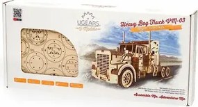 Ugears 3D dřevěné mechanické puzzle VM-03 Tahač Heavy Boy / od 14 let