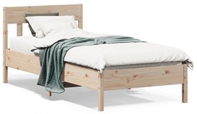 Rám postele s čelem 90 x 190 cm masivní borovice