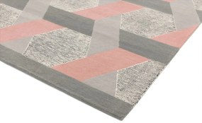 Růžový  koberec Moby Pink Rozměry: 160x230 cm