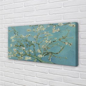 Obrazy na plátně Art mandlové květy 125x50 cm