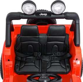 Ramiz Jeep Wrangler Rubicon LIFT elektrické autíčko pro děti oranžové