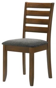 Dřevěná židle DAHIA šedá