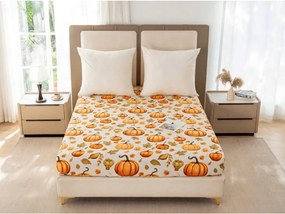 Prostěradlo z mikrovlákna AUTUMN PUMPKINS barevné 180x200 cm