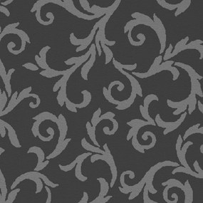Zátěžový koberec Mozart 297 - černý - 4m