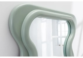 Massive home | Zrcadlo Waves 160 cm šedo-zelená