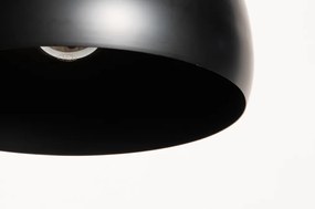 Závěsné černé designové svítidlo nad stůl Snap Light Monaco Black and Black