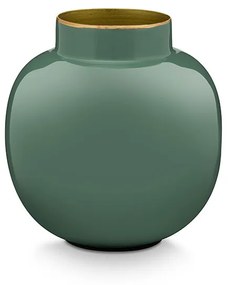 HOME DECO, Váza kovová, Green Mini, 10 cm