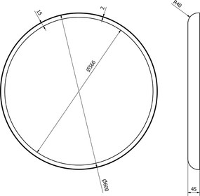 Sapho Sapho, Koupelnový set VIOLETA 60, bílá matná, KSET-043