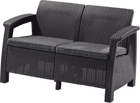 Keter CORFU LOVE SEAT - grafit