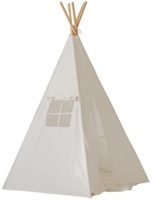 Moi Mili Bílý bavlněný teepee stan Navajo 170 x 130 cm