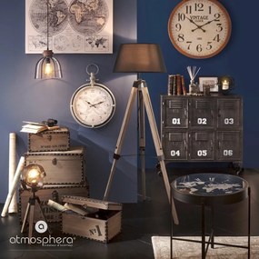Stojací lampa Runo, dřevěná, výška 145 cm