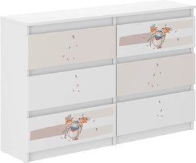 Wooden Toys Dětská komoda R-120 MISIU