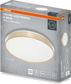 Osram - LED Stropní svítidlo CEILING LUXO LED/24W/230V pr. 38 cm zlatá