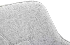 Designová barová židle Elchanan šedá