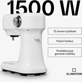 Klarstein Bella Evo kuchyňský robot | planetární míchací systém | 3 nástavce na mixování | 1500 W | 5 l