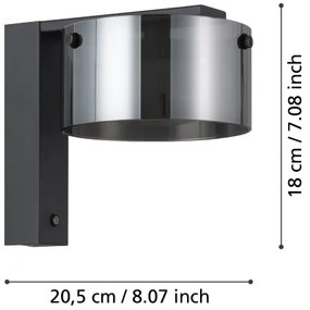 Eglo 39876 - LED Stmívatelné nástěnné svítidlo COPILLOS 1xLED/7,2W/230V