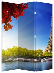 Paraván - Podzim v Paříži (126x170 cm)