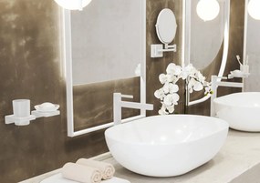 Hansgrohe AddStoris, nádobka na ústní hygienu, matně bílá, HAN-41749700