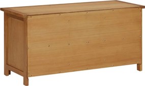 vidaXL Botník 90 x 37 x 45 cm masivní dubové dřevo [289189]