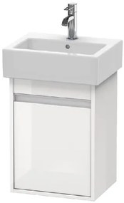 Duravit Ketho - Umyvadlová skříňka 55x40x32 cm, 1 dvířka, panty vpravo, lesklá bílá KT6630R2222