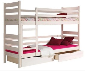 Patrová postel palanda DAREK | 2x 80x190 cm | VÝBĚR BAREV | Z MASIVU