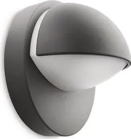 Philips June antracitová / Venkovní nástěnné svítidlo / E27 42W / bez