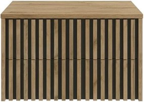 Koupelnová skříňka s krycí deskou SAT Delano 100x56x45 cm dub mat DELANO100ZDCDE