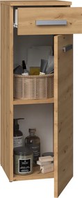 Nízká koupelnová skříňka NEL V DS dub artisan