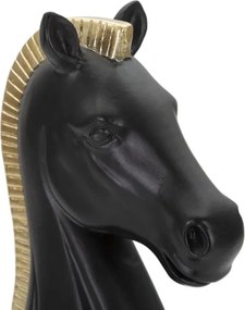 Dekorativní soška Horse 19 cm černá