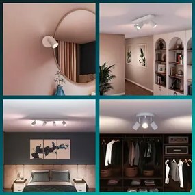 Philips Wyatt 4x5W bílá / LED bodové svítidlo / GU10 / IP20