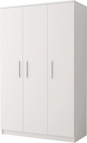 IDZ Šatní skříň OMEGA I 3D 19, 120 cm Bílá