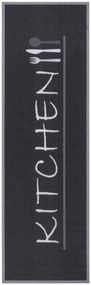 Hanse Home, Běhoun Cook & Clean 105725 Black White, 50x150, šedá, kuchyně