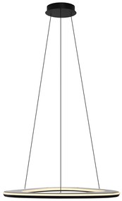 Designové závěsné svítidlo černé s 3-stupňovým stmíváním - Organico