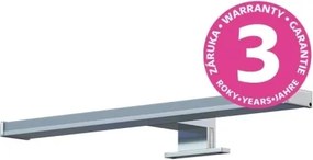 Koupelnové LED svítidlo nad zrcadlo Panlux ARVEN PN12300002 8W IP44 4000K stříbrná