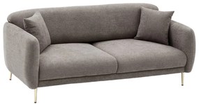 HANAH HOME Třímístná pohovka SIMENA šedá 210 cm 825BLC2838