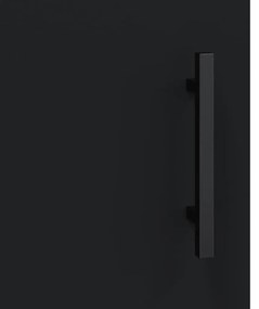 Skříň highboard černá 34,5 x 34 x 180 cm kompozitní dřevo,  3200410