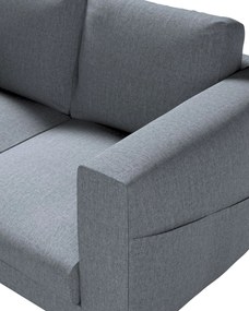 Potah na pohovku IKEA Norsborg 2-místná barva šedá látka pletený vzor