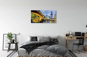 Obraz na skle Německo Old Market prázdniny 140x70 cm