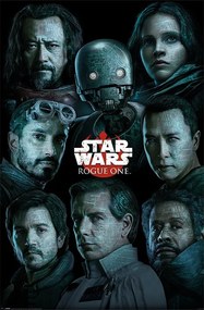 Plakát - Star Wars Rogue One (Postavy)