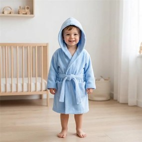 Dětský froté župan New Baby blue velikost 80/86