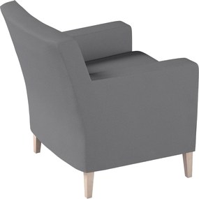 Potah na křeslo IKEA Karlstad barva šedá látka pletený vzor