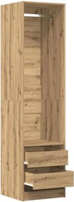 Šatní skříň dub artisan 50 x 50 x 200 cm kompozitní dřevo 3318629
