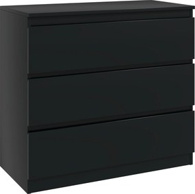 HOMCOM Komoda se 3 zásuvkami, jednoduchý úložný nábytek do ložnice, vnitřní použití, 80l x 39p x 73v cm