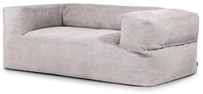 Světle šedý manšestrový sedací vak Sofa MooG – SLOWDOWN