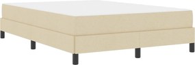 Postel s boxspringem Krémová 140 x 190 cm textil 3398491