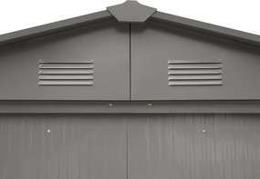 Zahradní domek BestBerg ZDB-4SD / 4,1 m² / 236 x 174 x 206 cm / dekor bílé dřevo/šedá