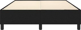 Rám postele s boxspringem černý 140 x 190 cm textil 3120856