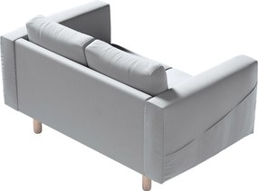 Potah na pohovku IKEA Norsborg 2-místná barva šedá látka sametová