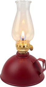 BRILAGI - Petrolejová lampa MERLIN červená